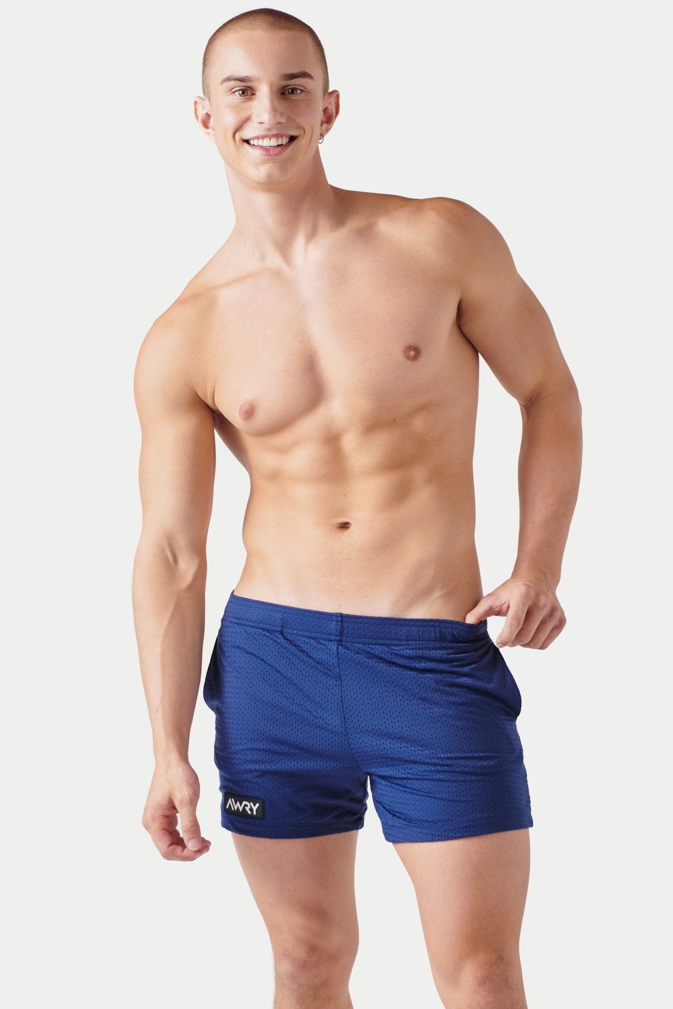 Varsity Shorts in Navy – AWRY